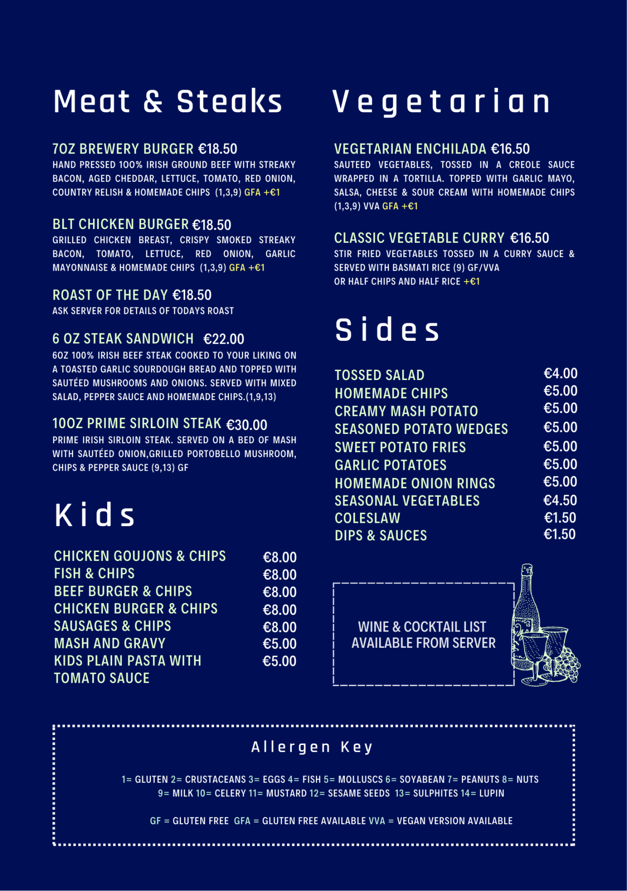 The Brewery Bar and Restaurant Letterkenny, Co. Donegal – Great Food ...